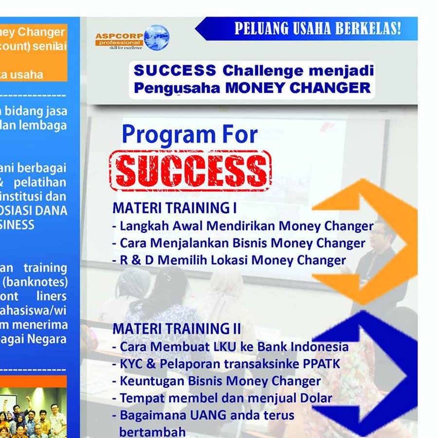 Pelatihan Kunci Sukses Membuka Jasa Money Changer Usaha Penukaran ...